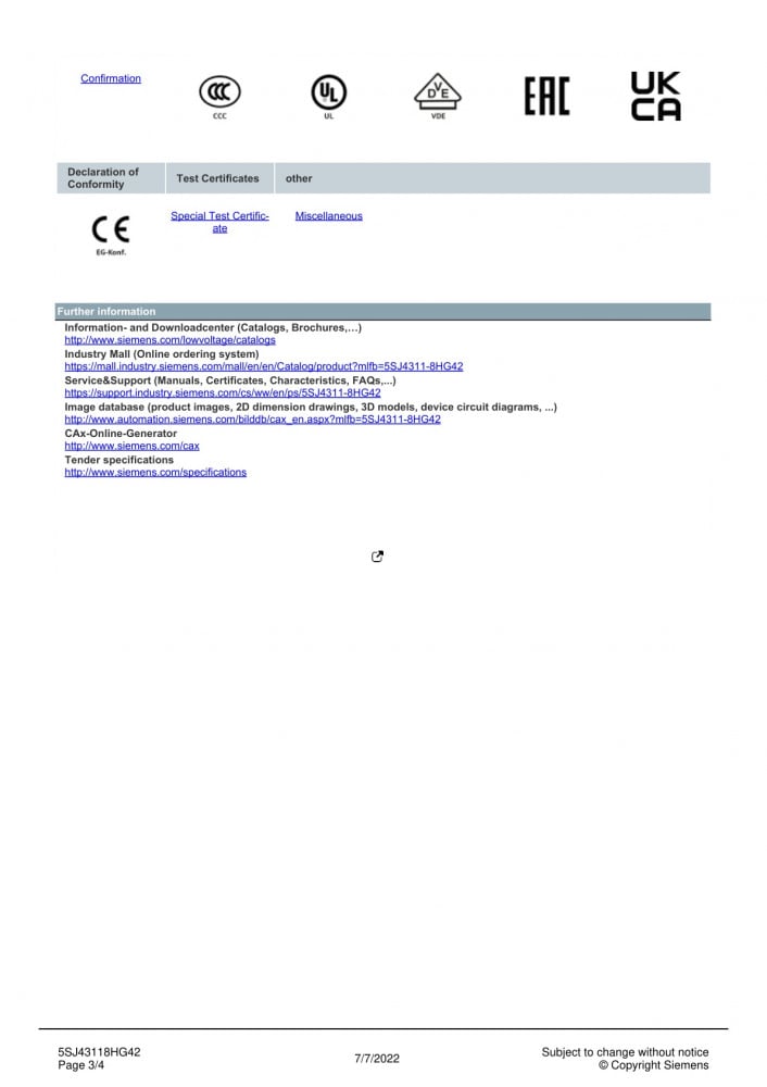 5SJ4311-8HG42 technical document page 3