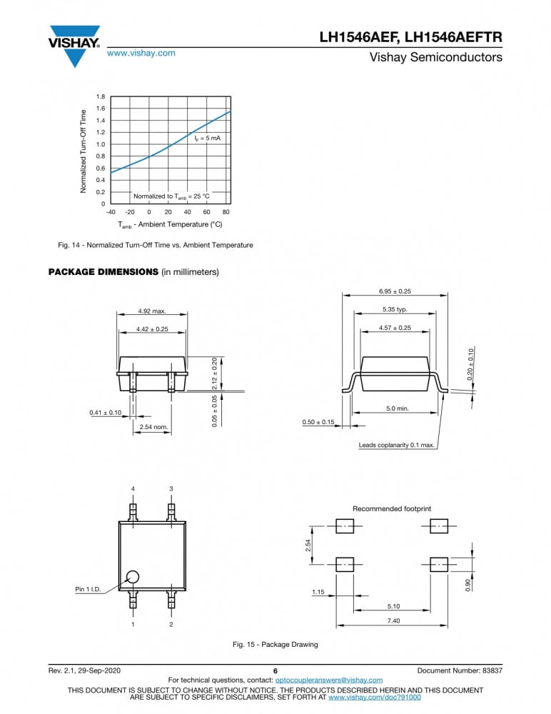 LH1546AEF-T0 datasheet page 6