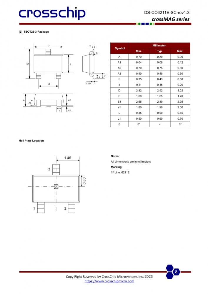 CC6211E datasheet page 8