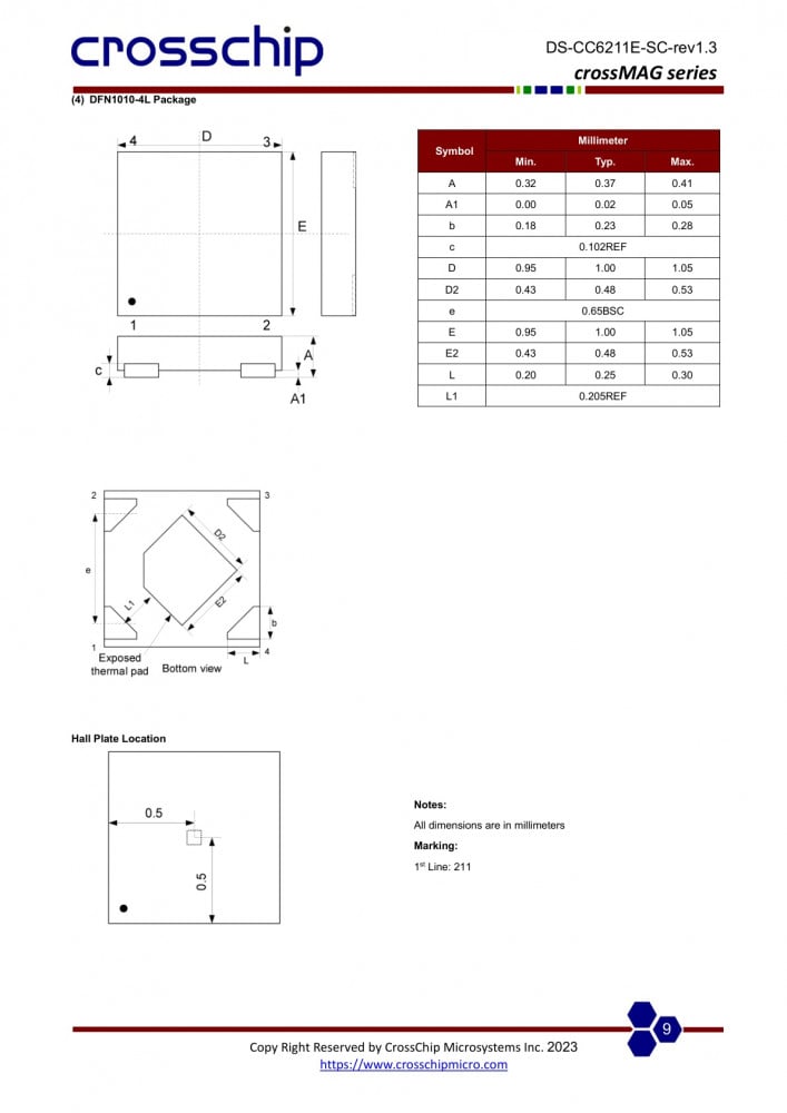 CC6211E datasheet page 9