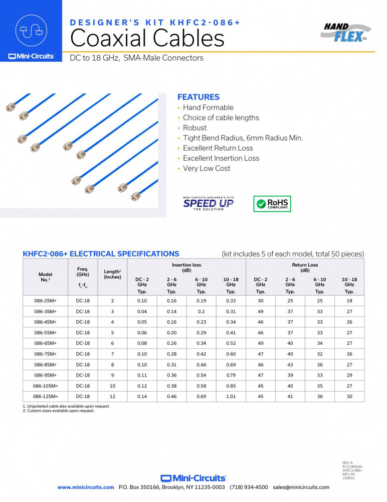 KHFC2-086+ technical document image
