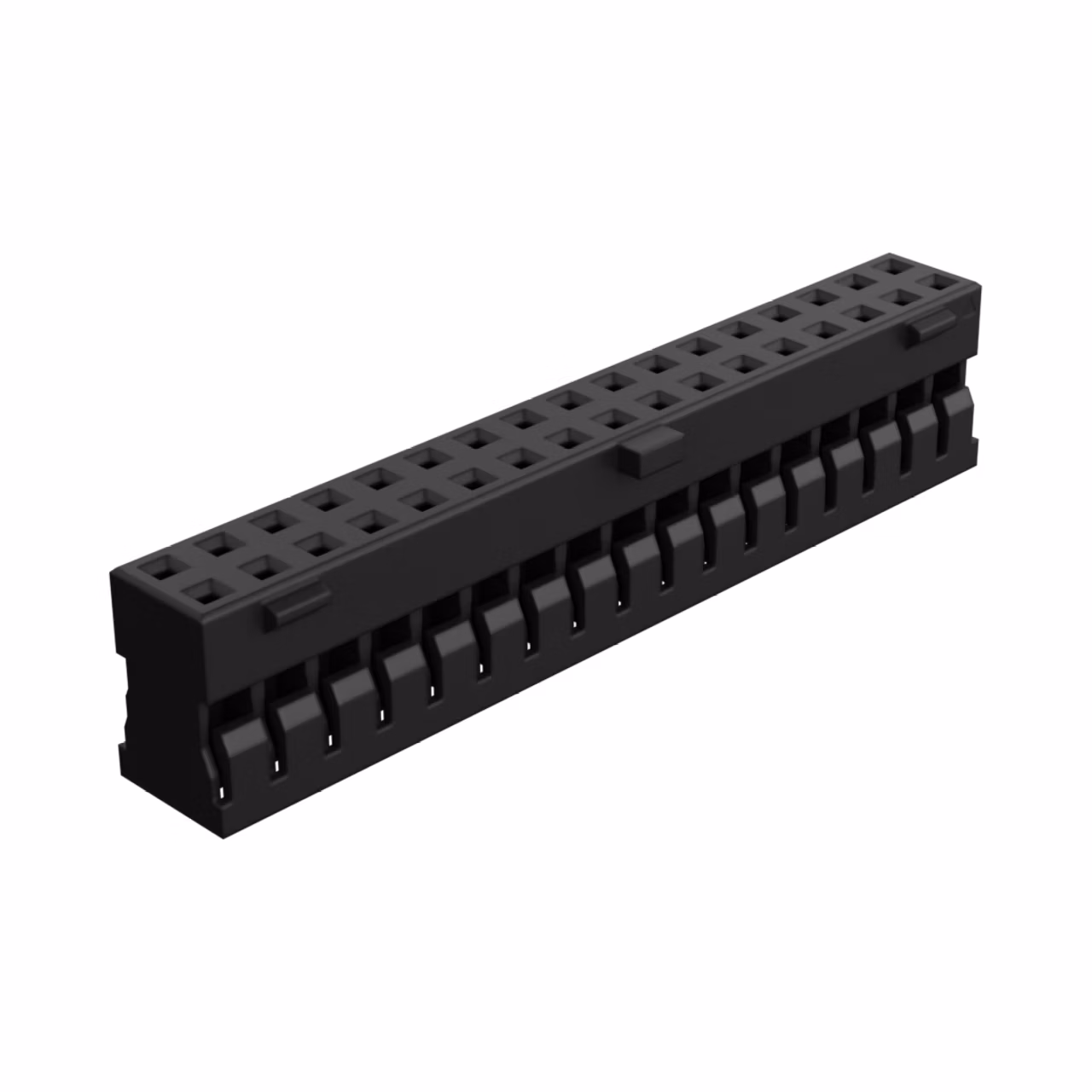 2.00mm Pitch, Milli-Grid Receptacle Housing, 4 Circuits, Center Polarization, Lead-Free