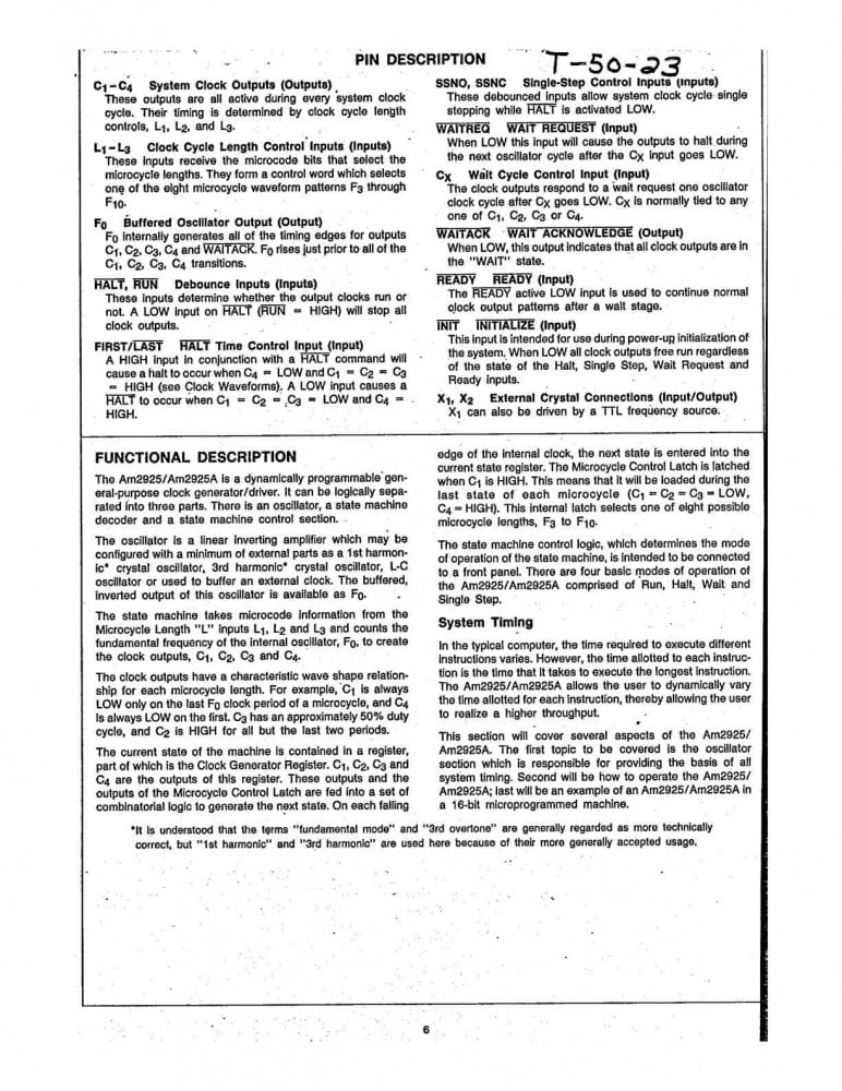 2925ALM/B technical document page 7