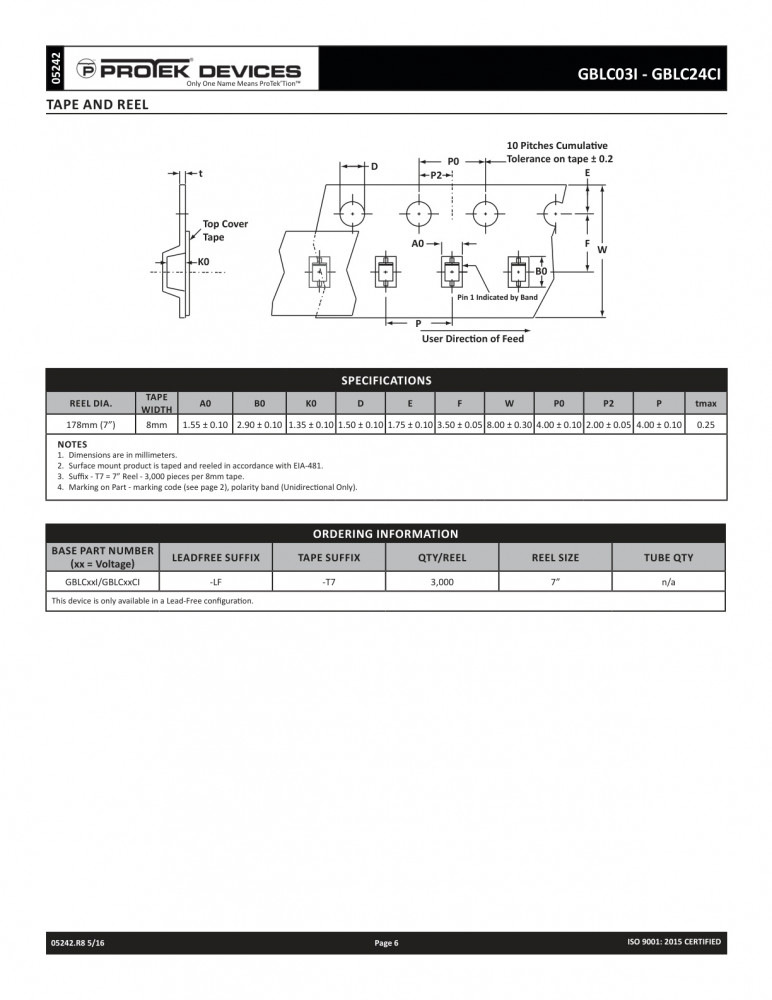 GBLC05CI-LF-T7 datasheet page 6