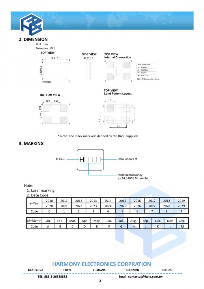 HELE X3S013560BK1H-V specification page 5