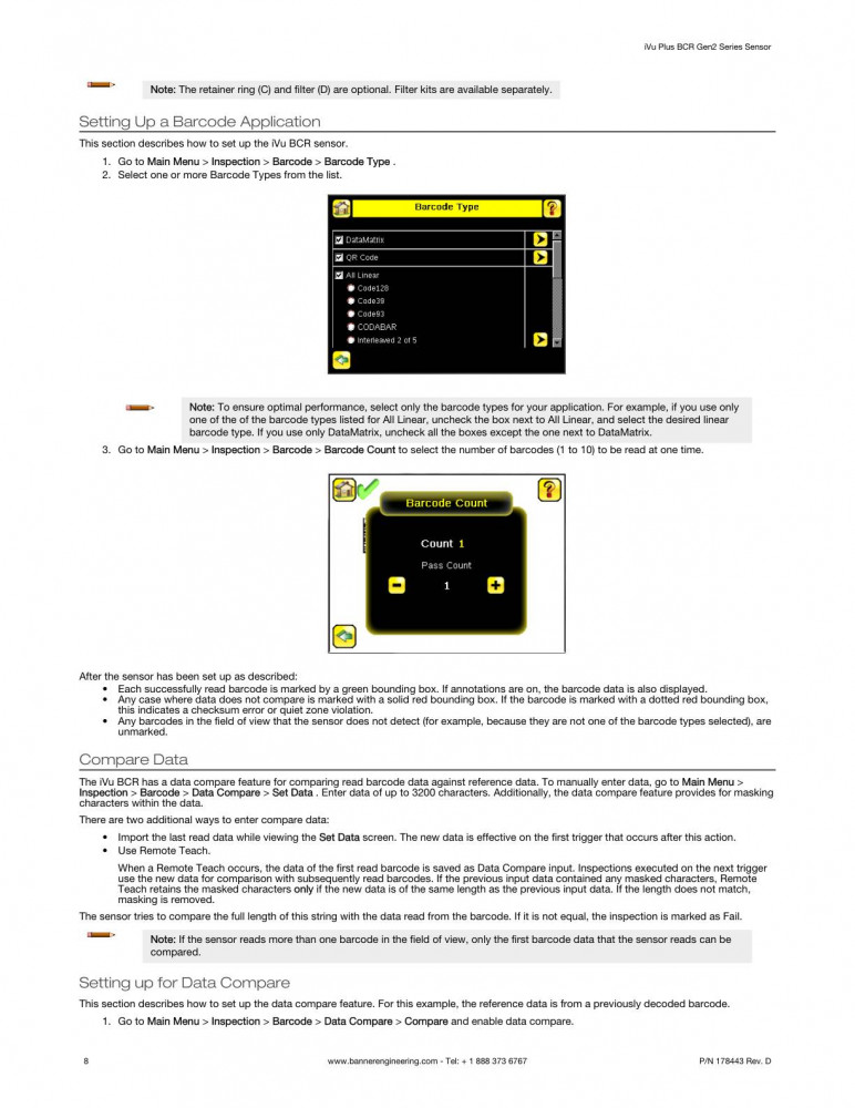 Product document preview, page 8