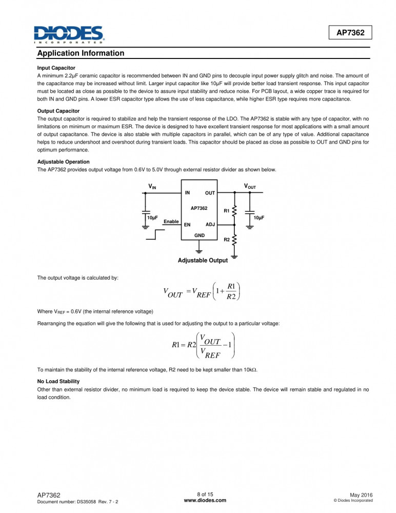 AP7362 datasheet page 8
