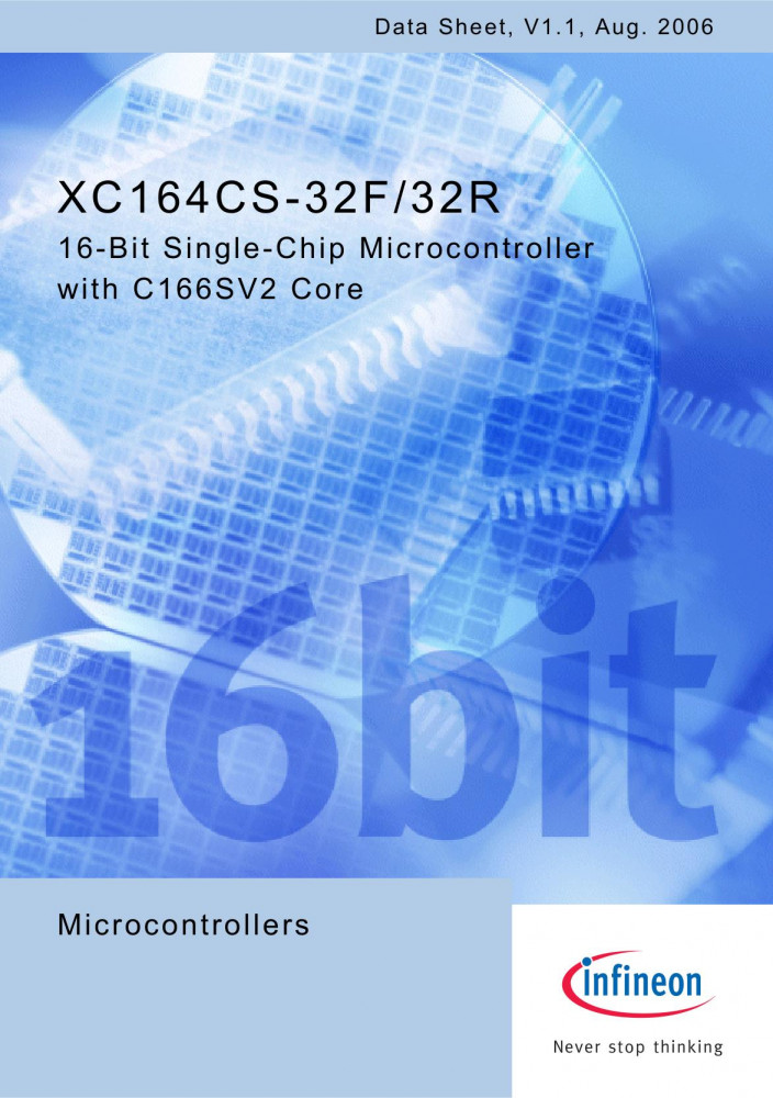 XC164CS datasheet page 1