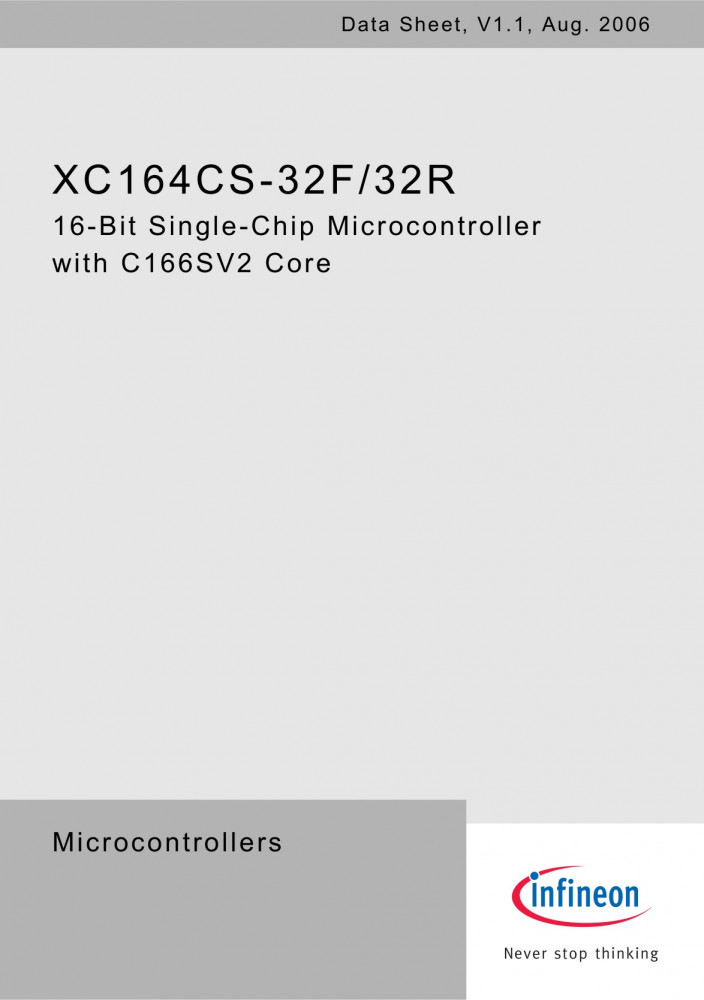 XC164CS datasheet page 3