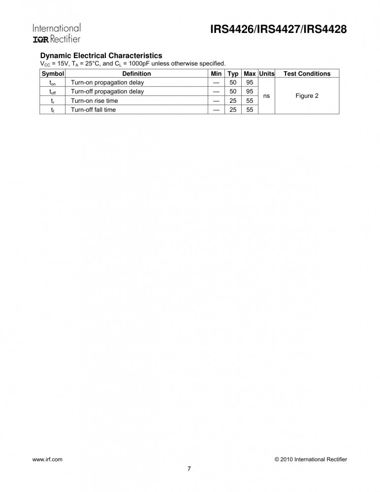 IRS4427SPBF datasheet page 7