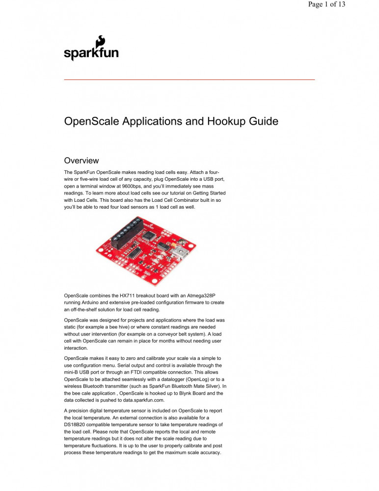 OpenScale document page 1