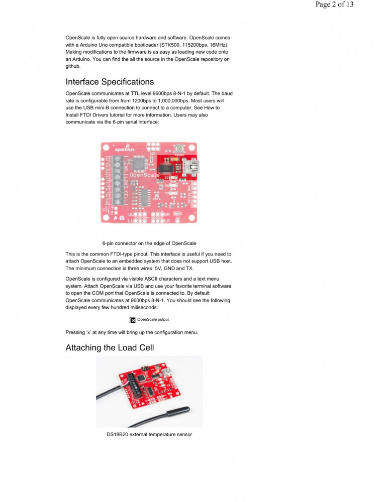 OpenScale document page 2