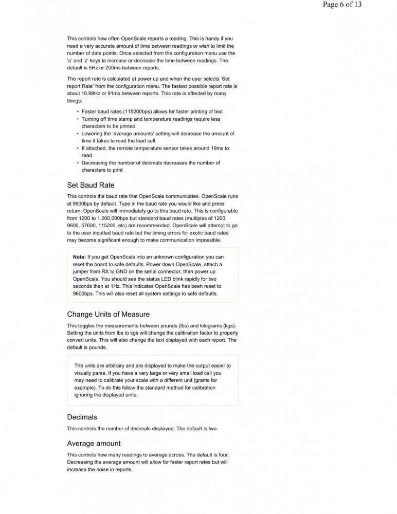 OpenScale document page 6