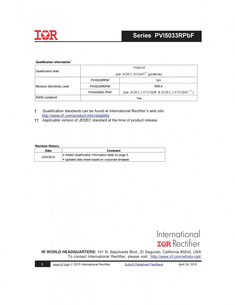 PVI5033RSPBF datasheet page 5
