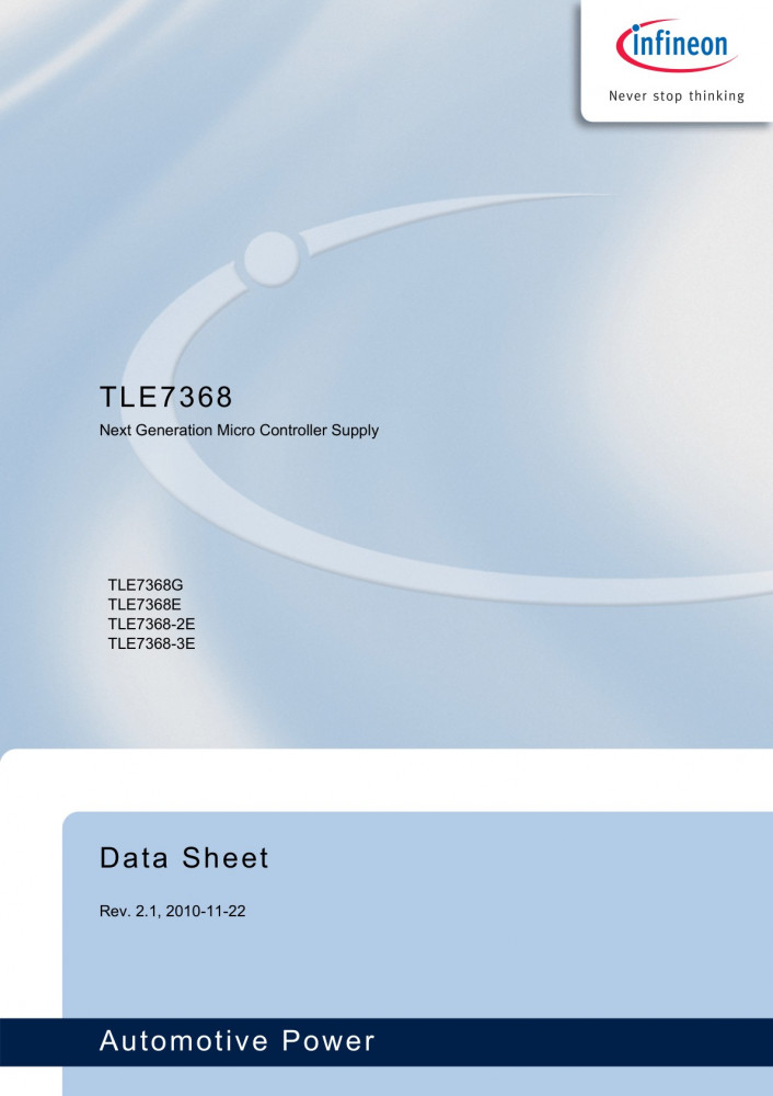 TLE7368E datasheet page 1