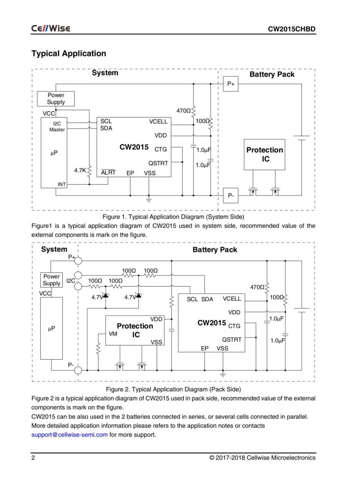 CW2015CHBD datasheet page 2