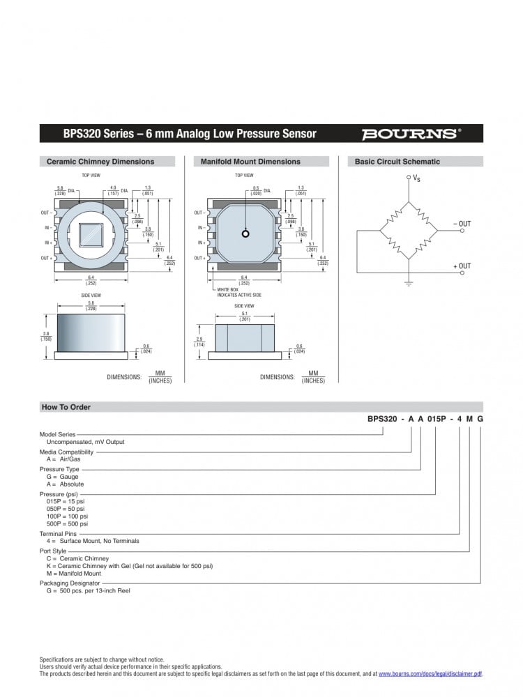 BPS320 datasheet page 2