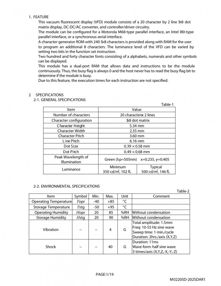 M0220SD-202SDAR1 datasheet page 4
