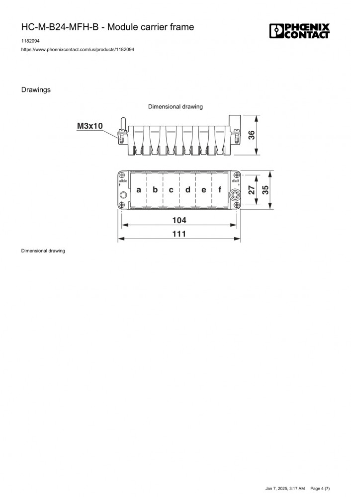 Phoenix Contact 1182094 technical document page 4