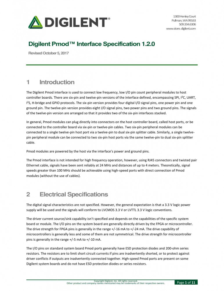 Technical document page 1