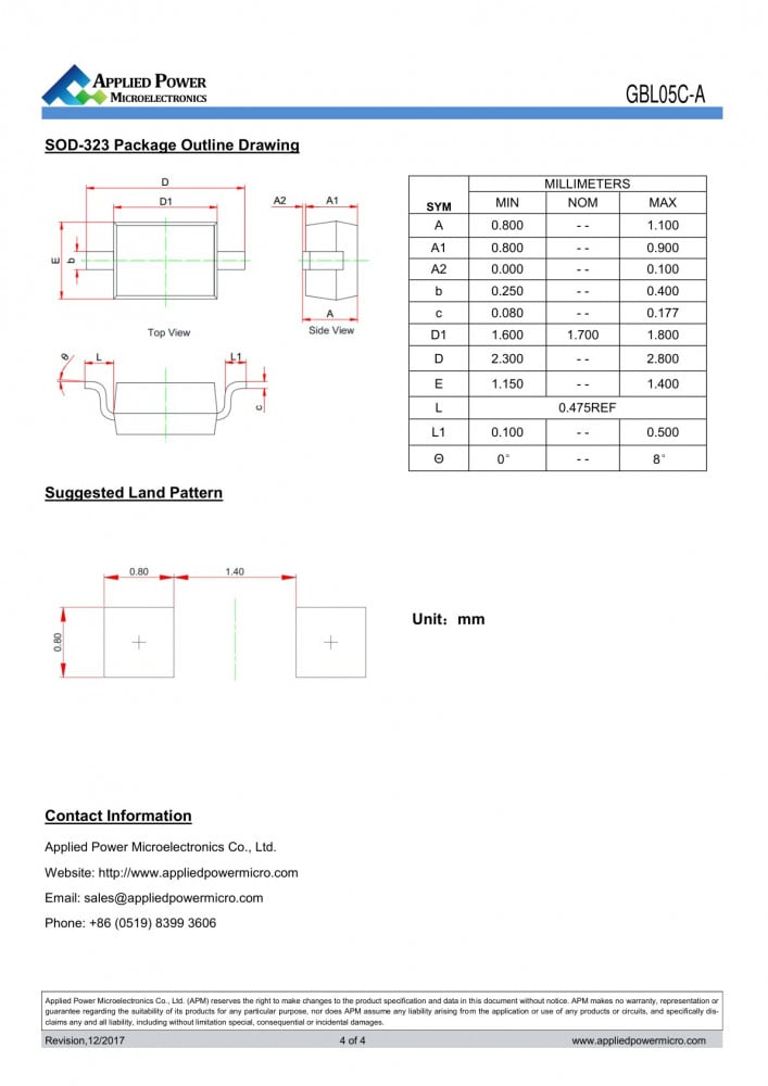 GBL05C-A datasheet page 4