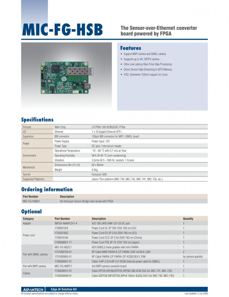 MIC-FG-HSB technical document preview