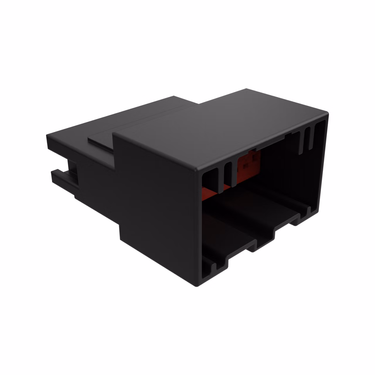 2.54mm Pitch, 0.64mm Width H-DAC 64 High Density Automotive Crimp Housing, Dual Row, 16 Circuits, Polarization Option #2, Black for sale