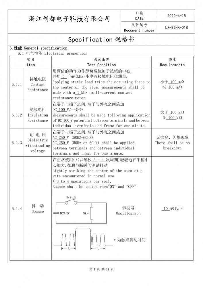 CAX TS-1102S-6x6x4.5-250 document page 5
