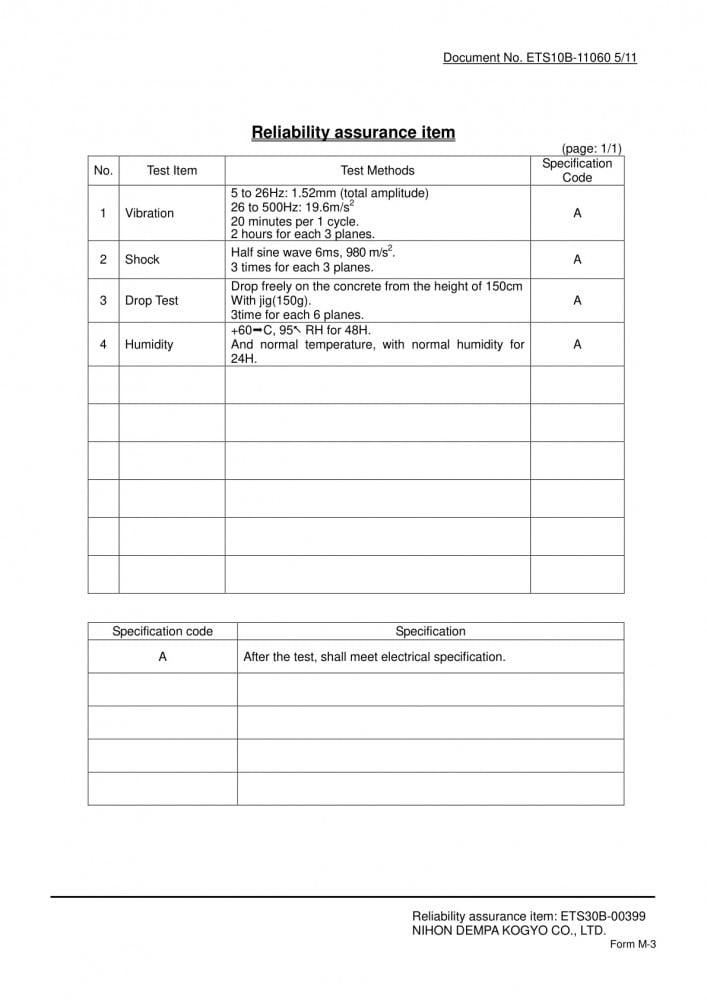 ENG5141A specification page 5