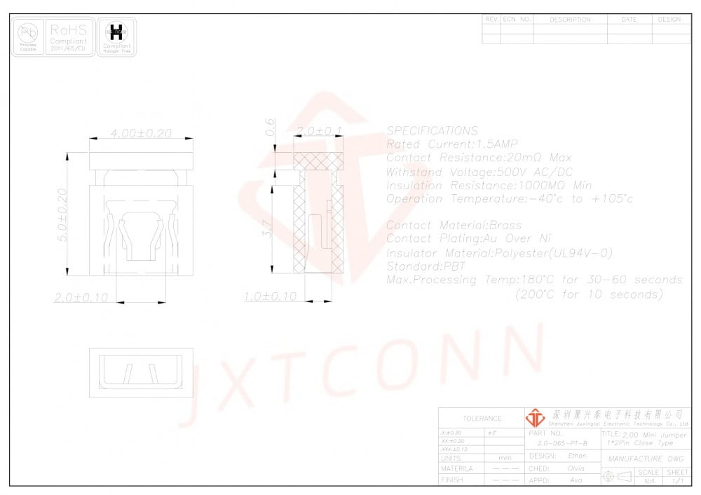 2.0-065-PT-B technical drawing