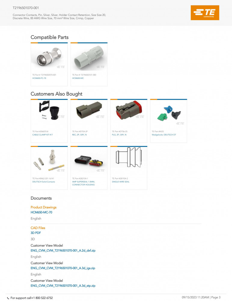 T2196501070-001 technical document page 3