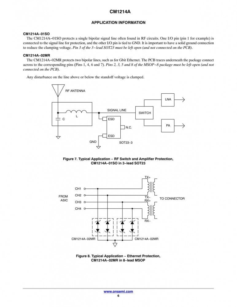 CM1214A datasheet page 6