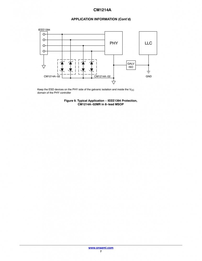 CM1214A datasheet page 7