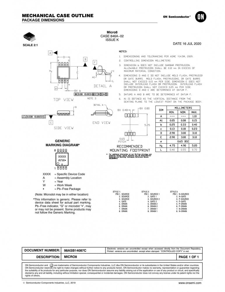 CM1214A datasheet page 9