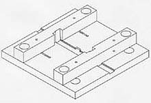 Arbor Press Fixture for Insulation Displacement Housings