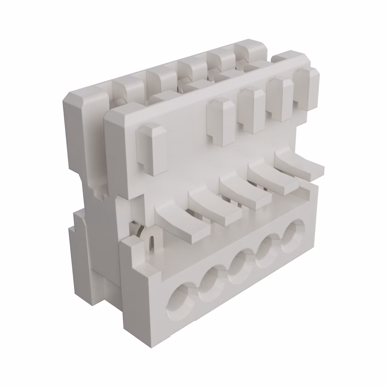 Appli-Mate RAST 2.5 IDT Housing, 2.50mm Pitch, Direct/Indirect, Female, 5 Circuits, Position Key B Removed, Voided Circuit 2 for sale