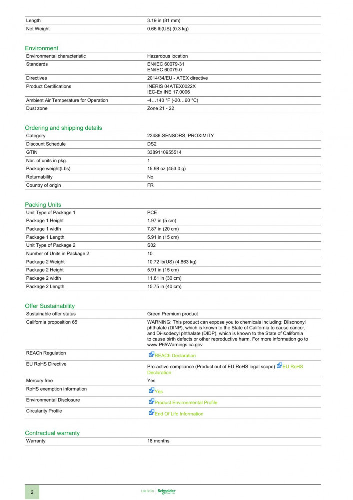 XSAV11373L10EX technical document page 2