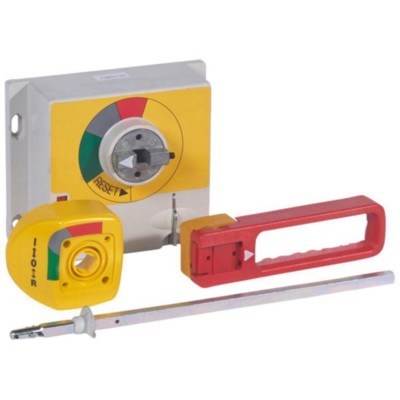 Rotary handle - for DPX 1250/1600 - vari-depth IP55 - emergency use -red/yellow for sale