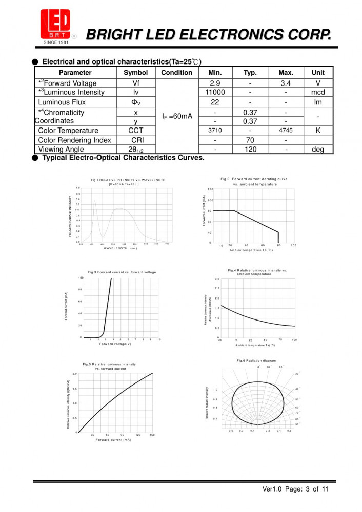 BL-2835N10 datasheet page 2