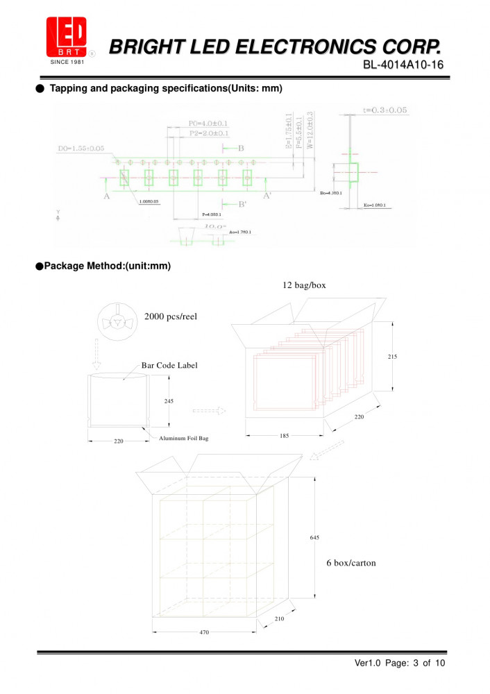 BL-4014A10-16 datasheet page 3