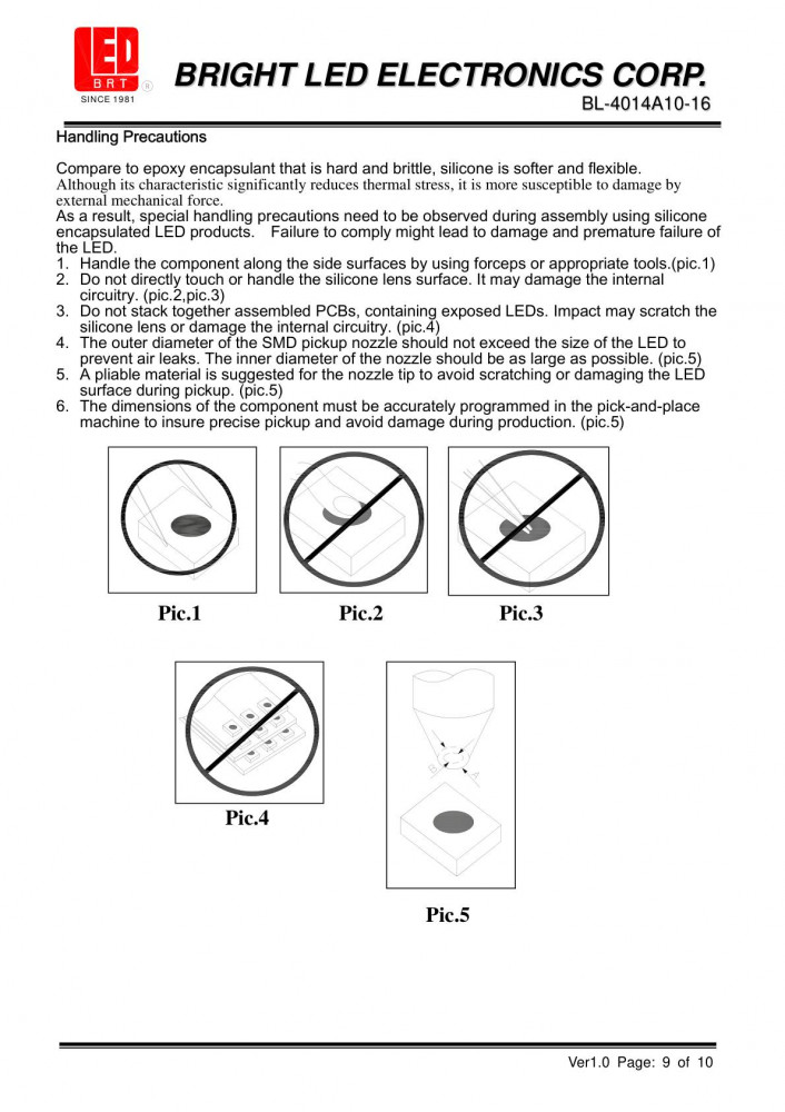 BL-4014A10-16 datasheet page 9