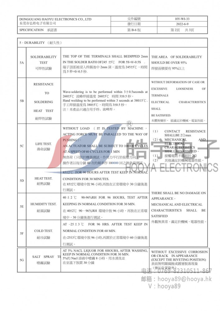 TC-00100B-075E specification page 3