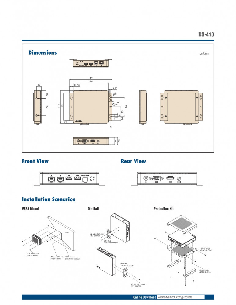 DS-410 technical document page 2