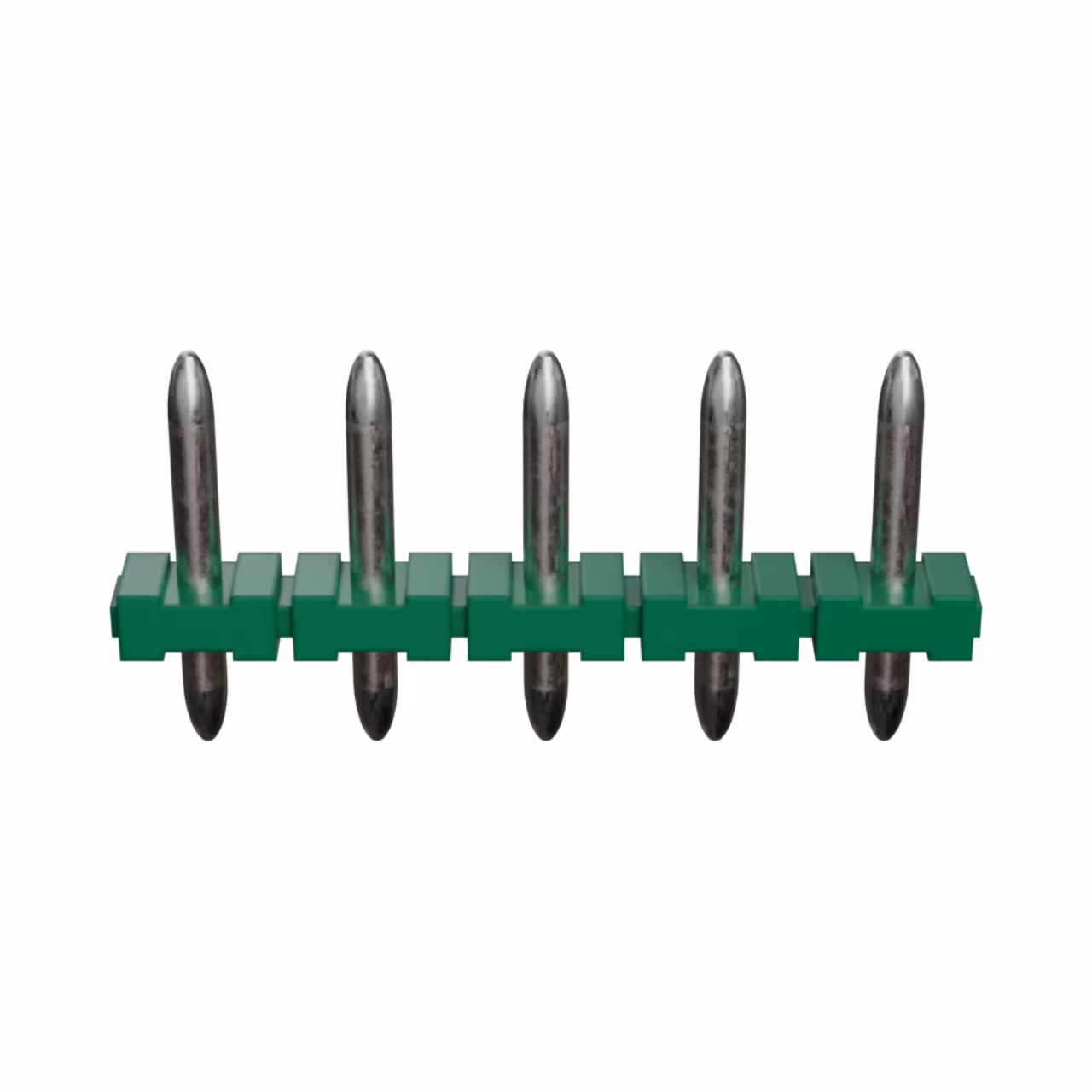 5.00mm Pitch Eurostyle Vertical PCB Pin Header, Breakable, 5 Circuits for sale