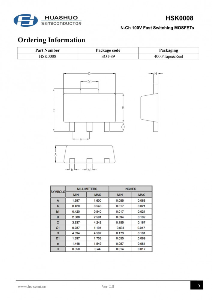 HSK0008 datasheet page 5