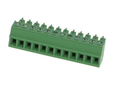 3.81mm Pitch Eurostyle Horizontal Plug, Green Housing, 19 Circuits