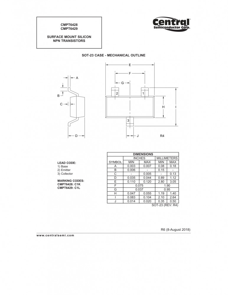 CMPT6429 datasheet page 2
