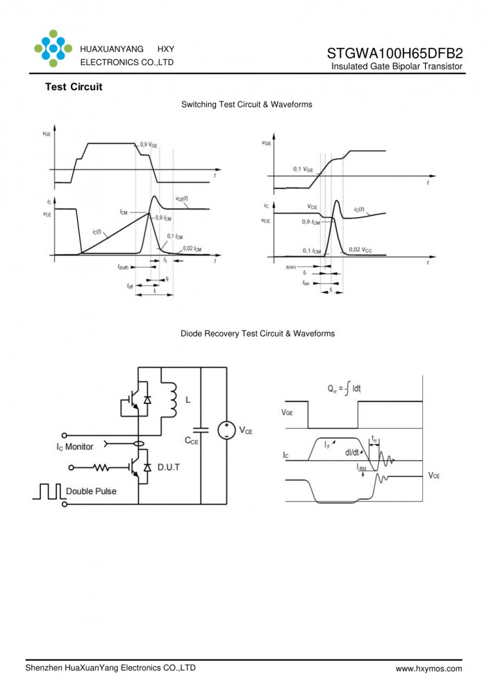 STGWA100H65DFB2-HXY datasheet page 6