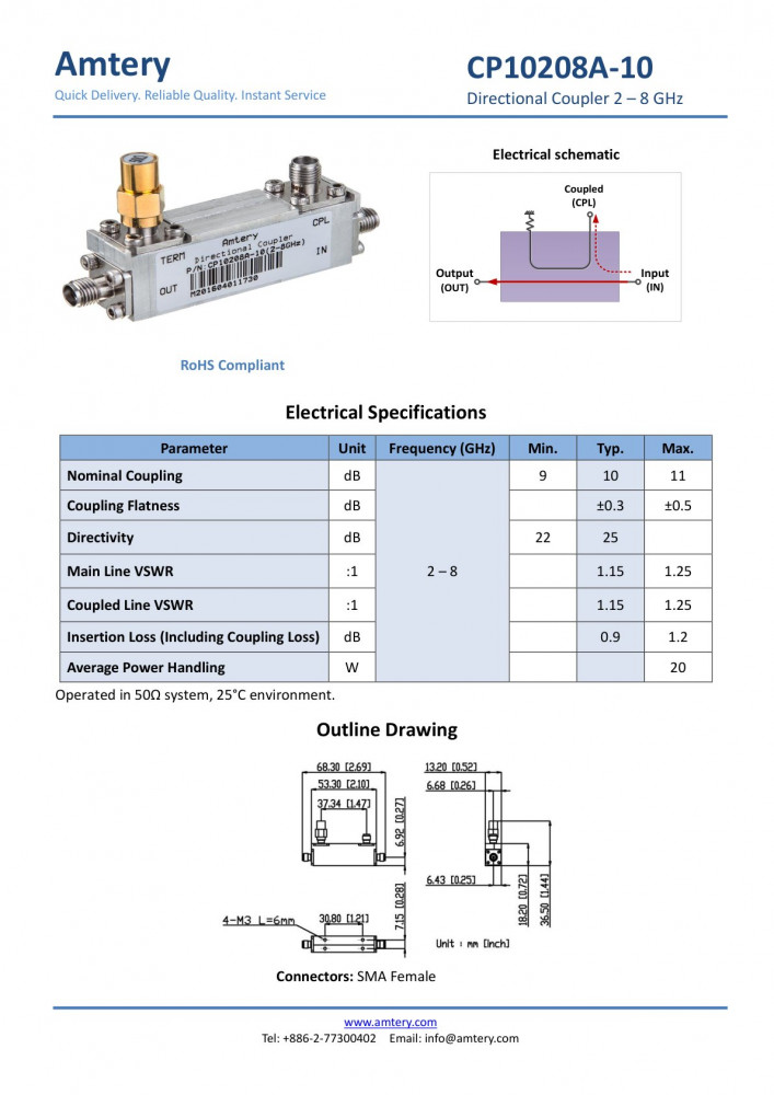 CP10208A-10 technical document page 1