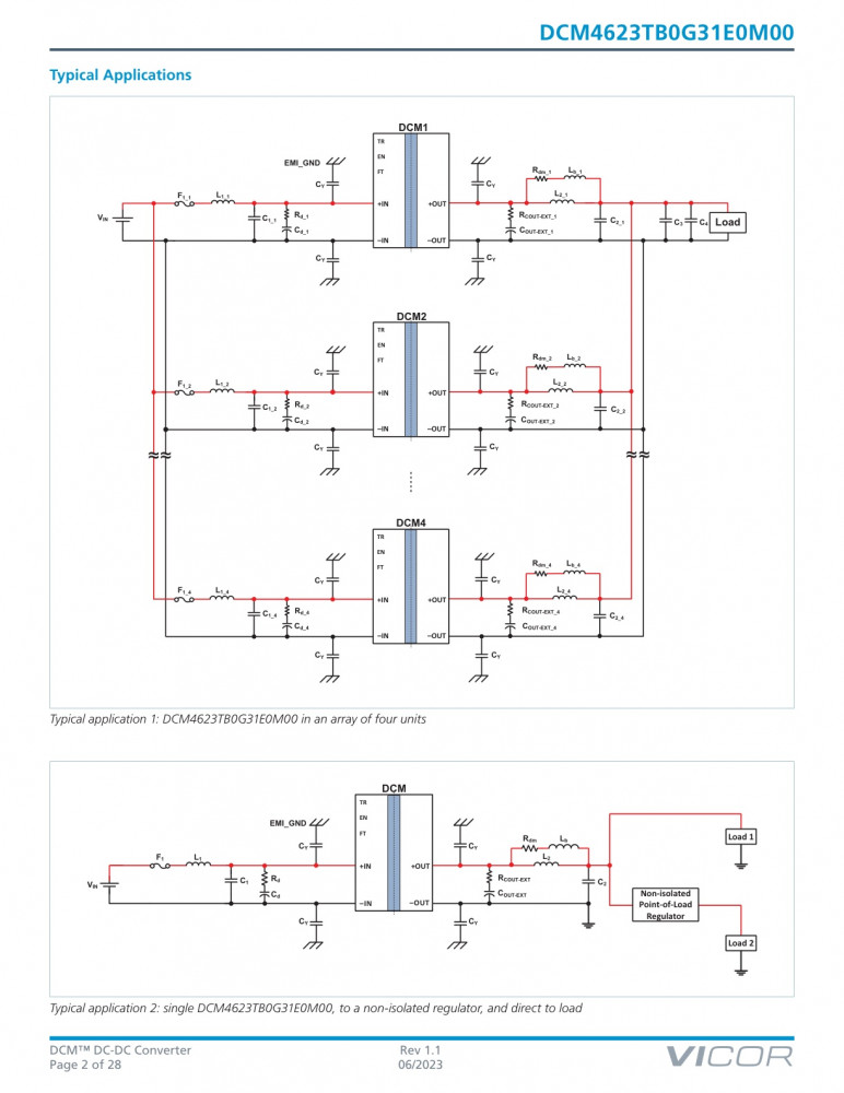 DCM4623TB0G31E0M00 technical document page 2